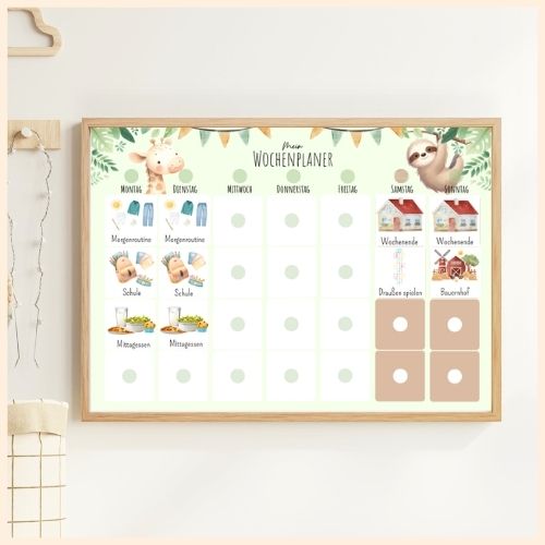 Wochenplan Kinder zum Ausdrucken ️ | DIY | Als PDF ️